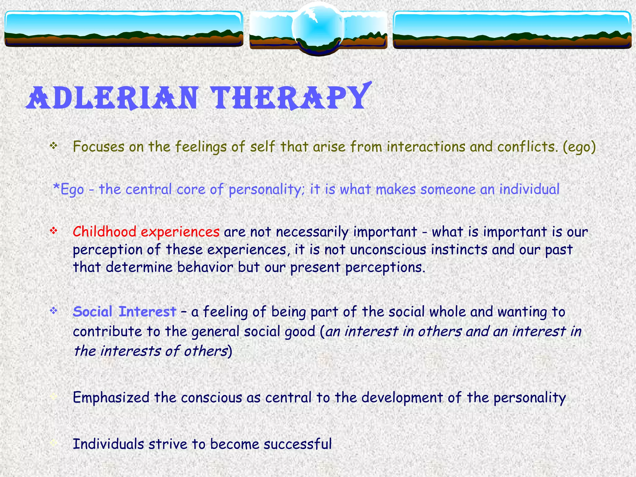 Adlerian Theory | PPT