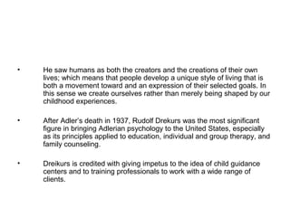Adlerian theory | PPT
