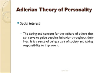 Adlerian theory of personality | PPT