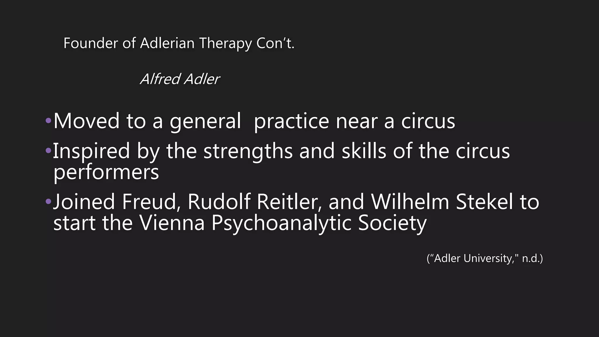 Adlerian Therapy | PPTX
