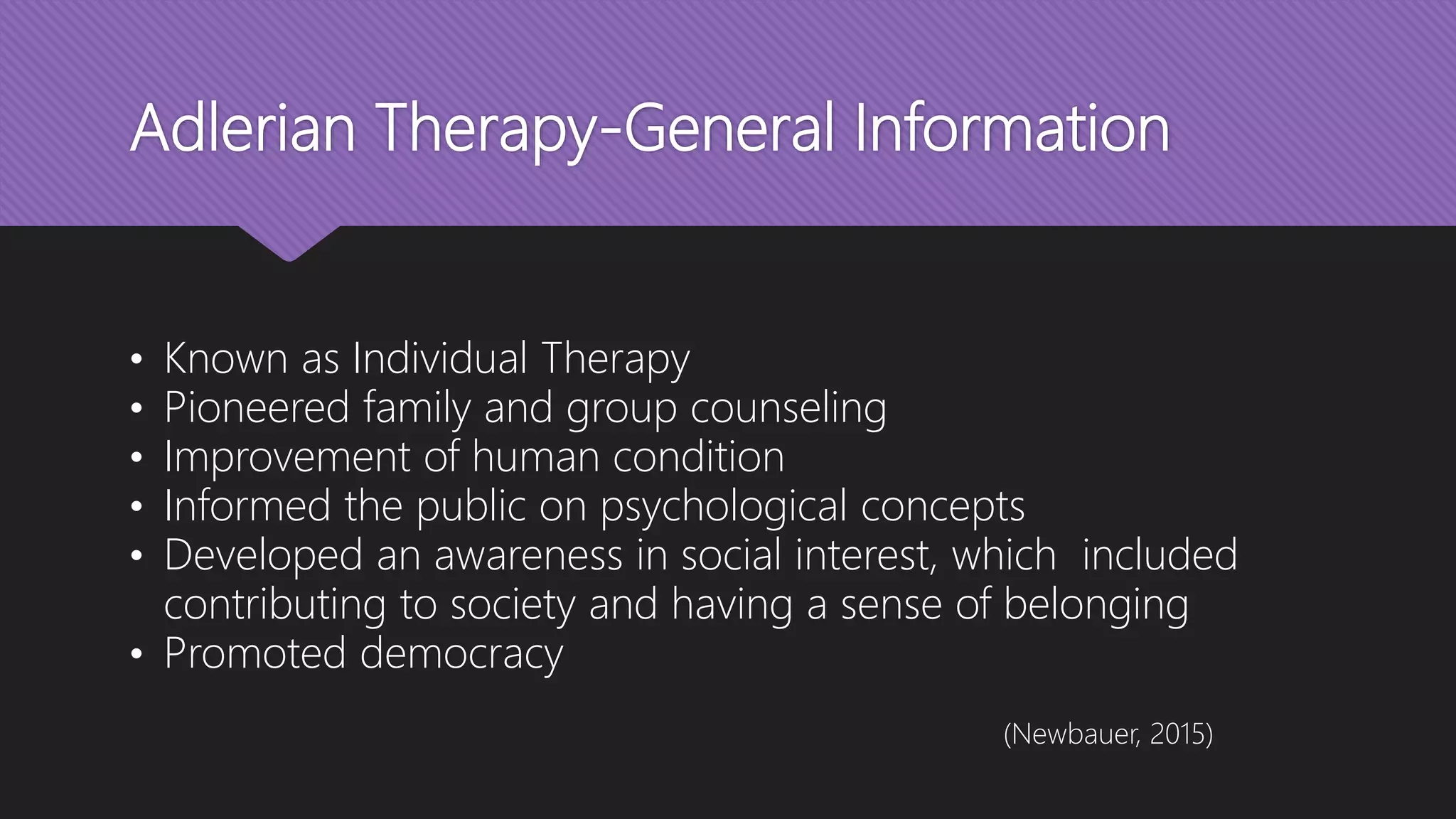 Adlerian Therapy | PPTX