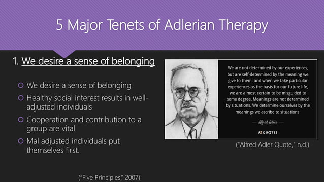 Adlerian Therapy | PPTX