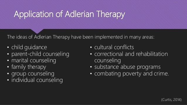 Adlerian Therapy