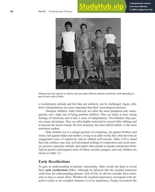 Adler Individual Psychology Origins Of Social Interest Importance Of ...