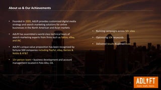 AdLift Introduction: About AdLift | PPTX