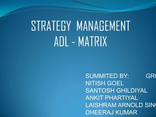 Adl matrix (1) | PPTX