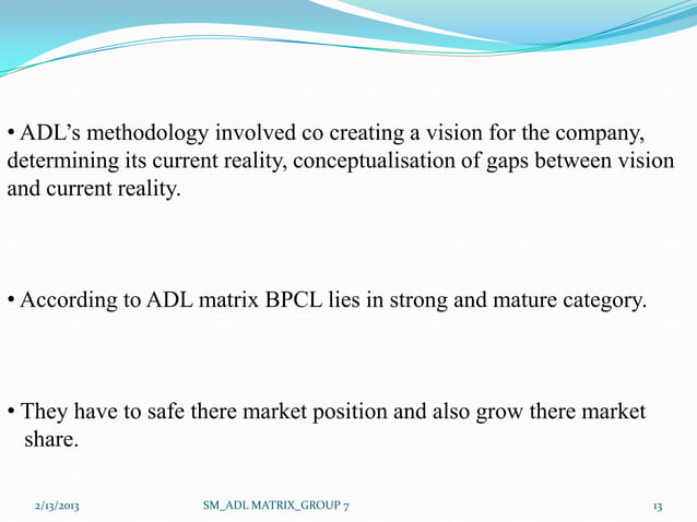 Adl matrix (1) | PPTX | Business Administration | Business