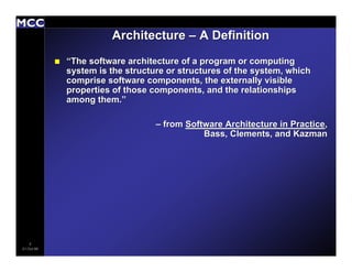 Architecture Description Languages: An Overview | PDF