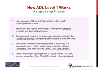 ADL_Program .. global leadership programme details | PDF | Dental ...