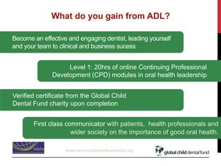 ADL_Program .. global leadership programme details | PDF | Dental ...