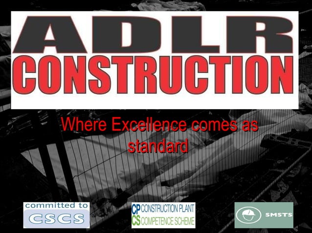 Adlr Construction Presentation | PPT