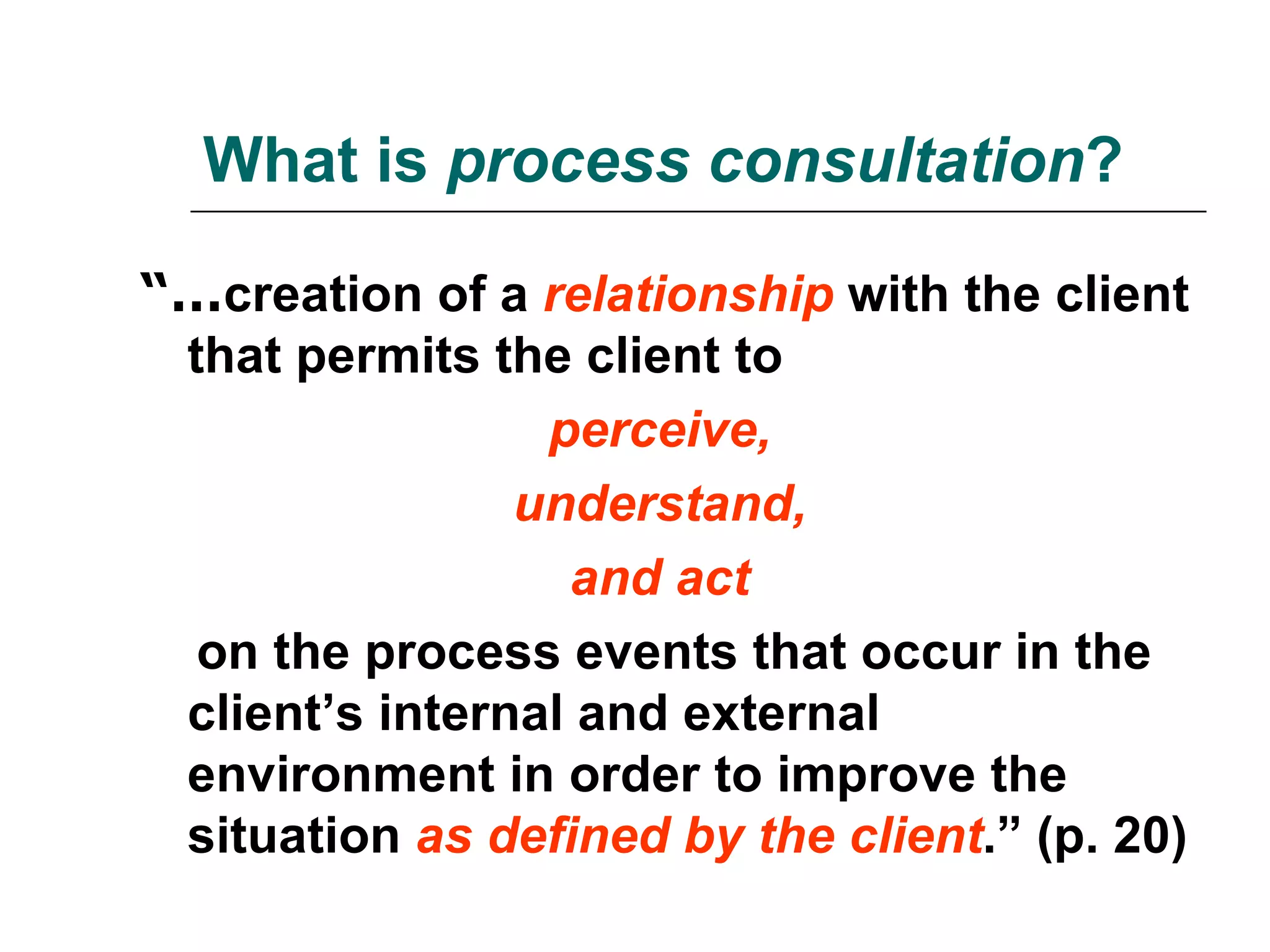 Adlt 610 Class 2 Intro To Schein And Block | PPT