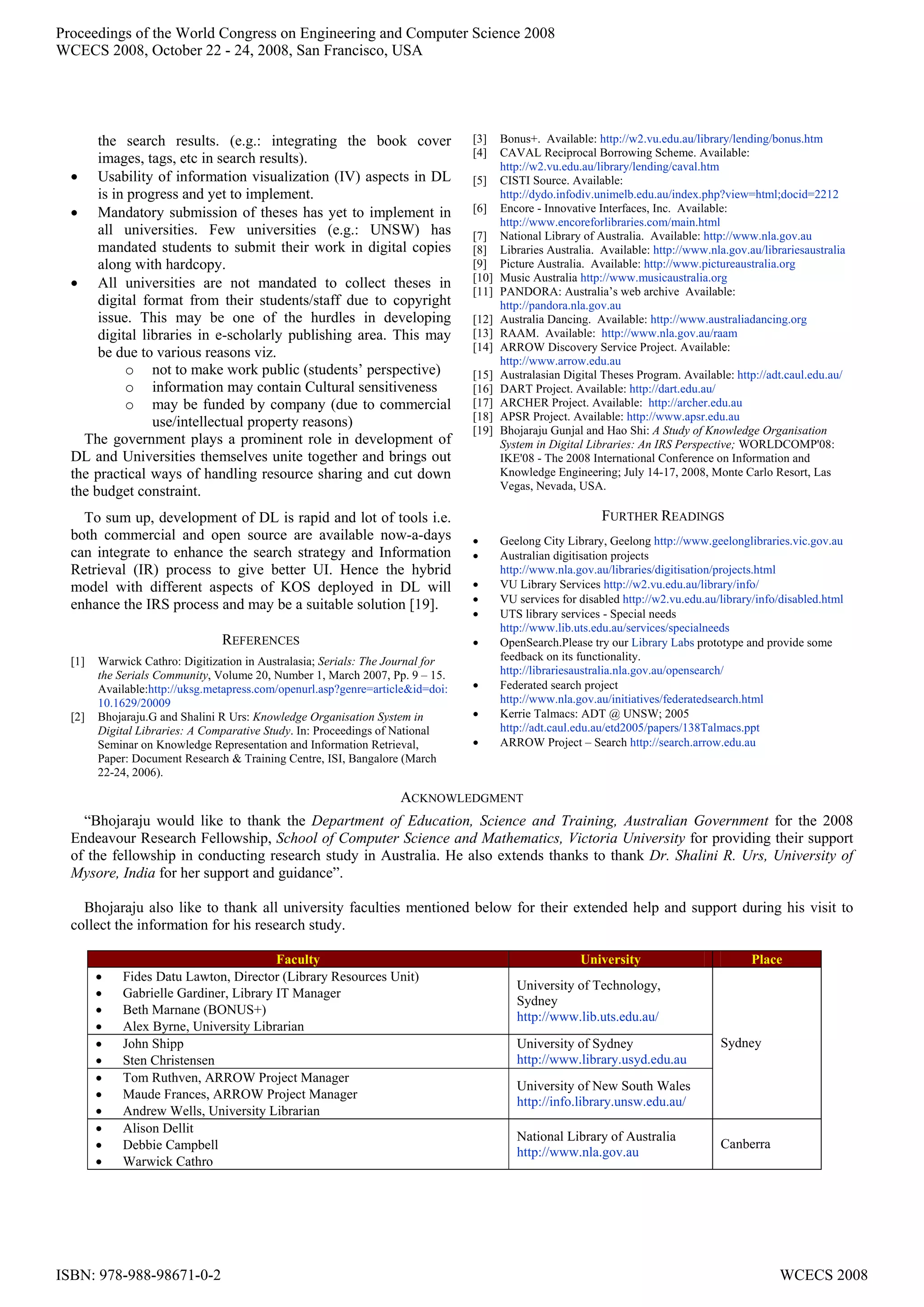 Australian Digital Libraries: An overview | PDF