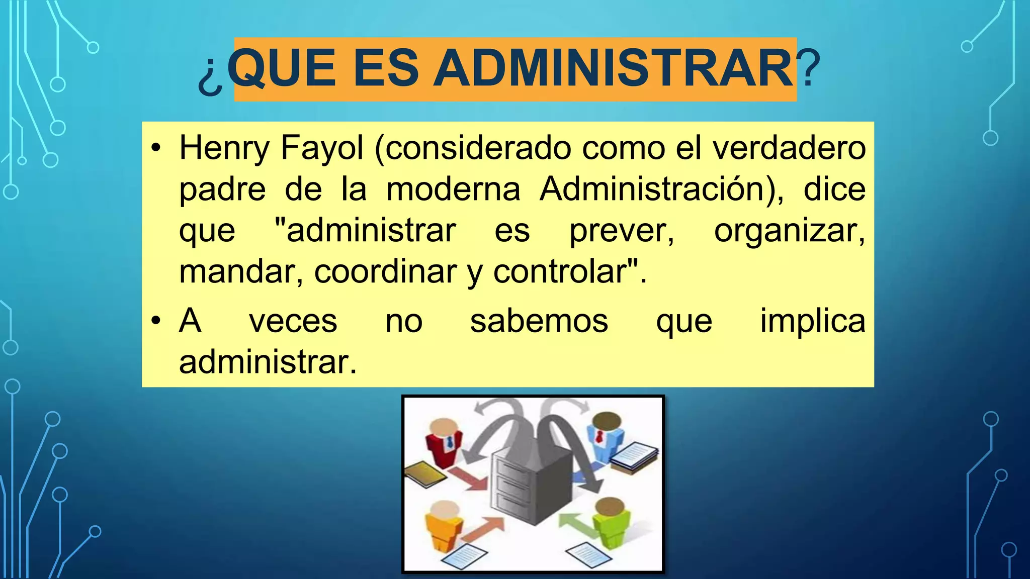 Adm. funciones básicas | PPT