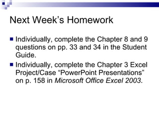 ADM 316 Workshop 3 Slides | PPT