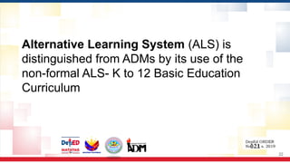 Alternative Delivery Mode in Education in Emergency | PPTX
