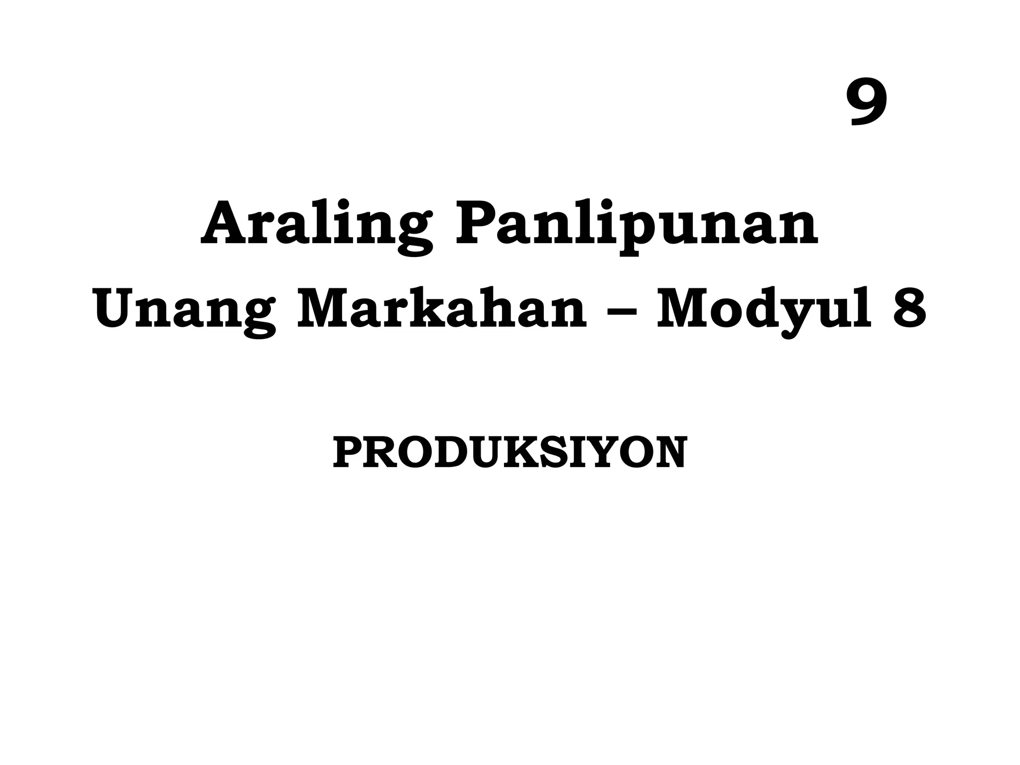 Produksiyon | PPTX