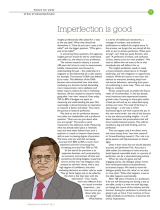 Imperfection is Good | PDF | Business | Business and Finance