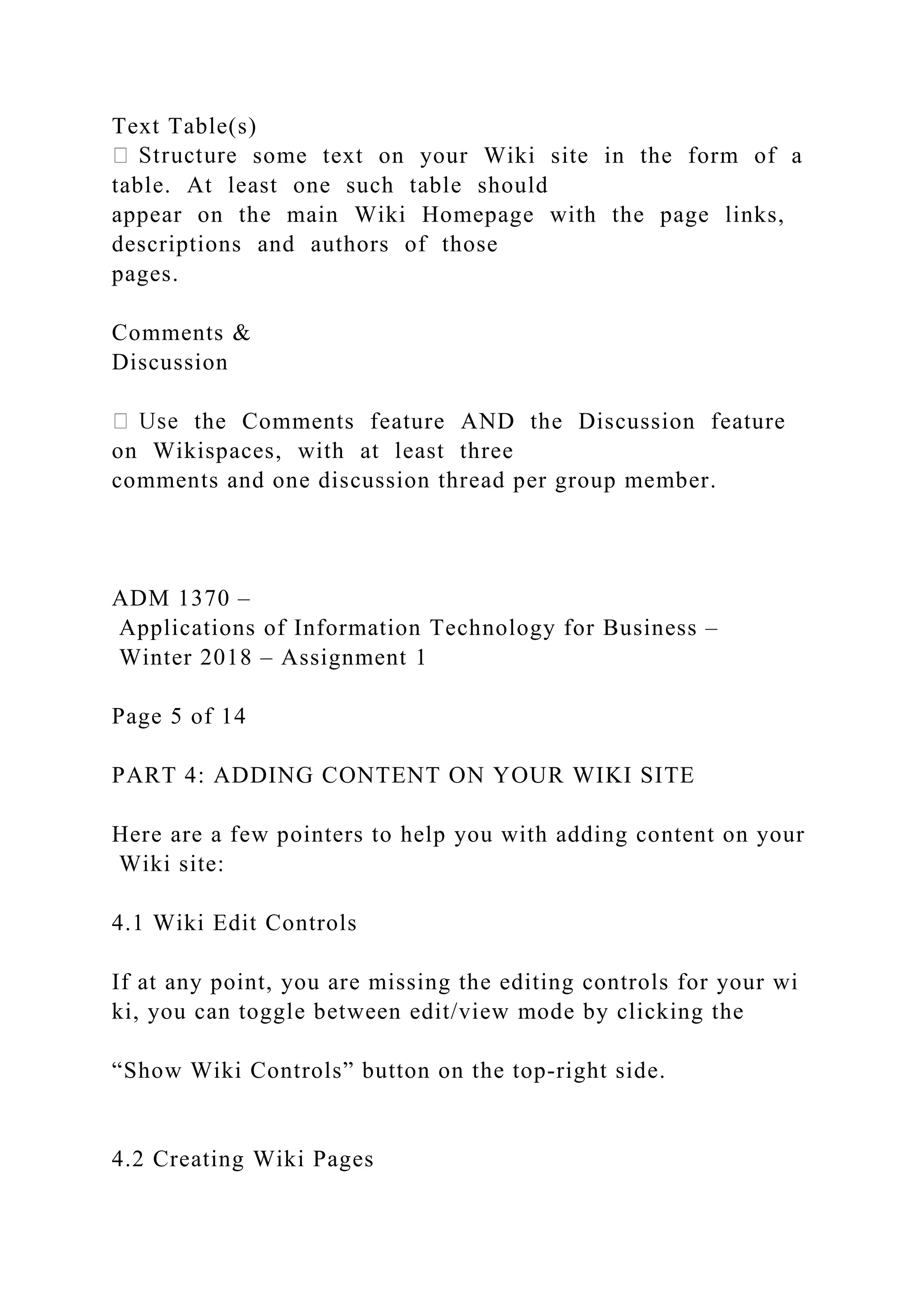 ADM 1370 – Applications of Information Technology for Business.docx
