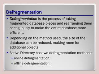 AD maintenance Troubleshooting and Disaster Recovery.ppt