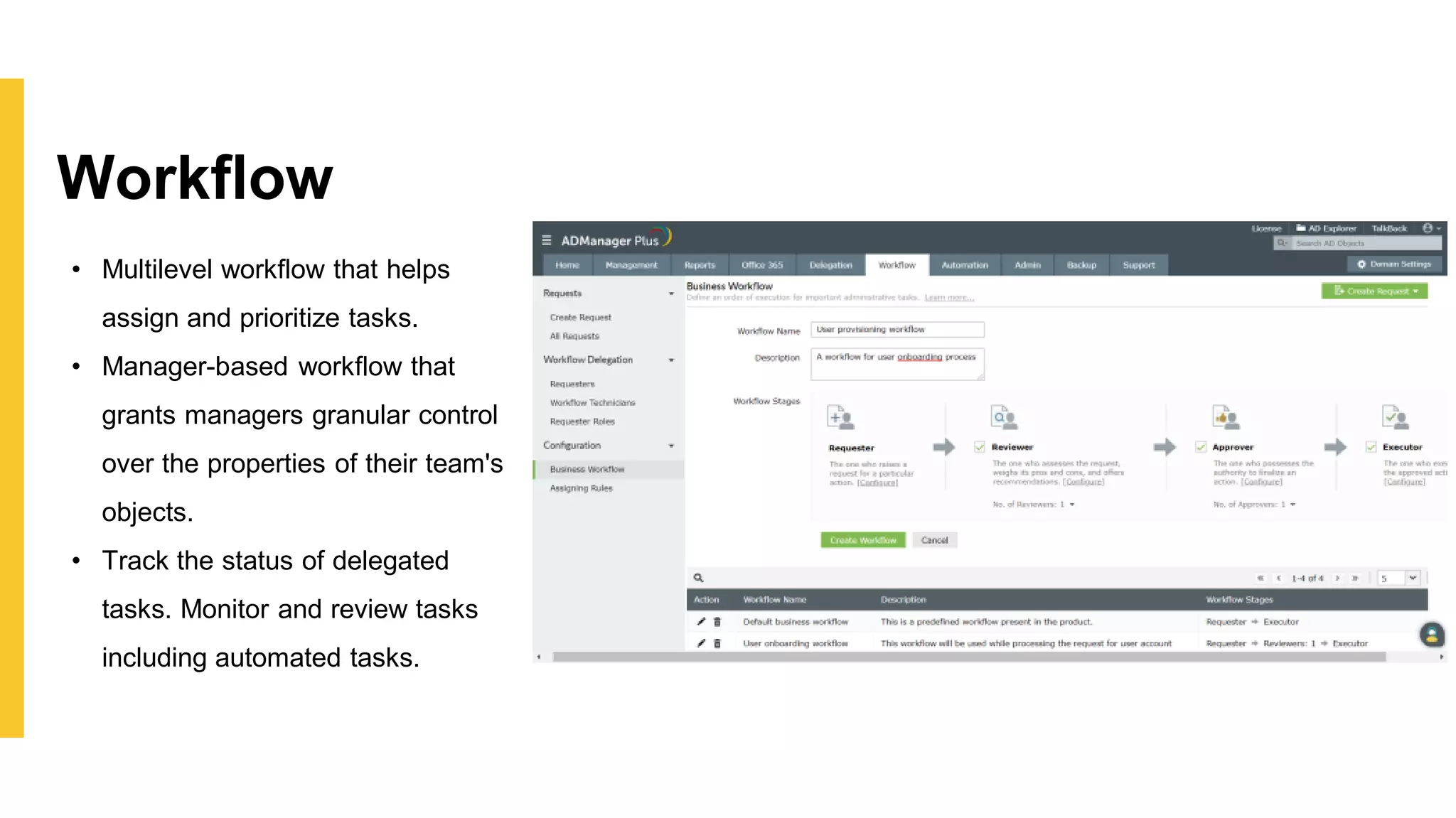 ADManager Plus Active Directory Management & Reporting | PDF