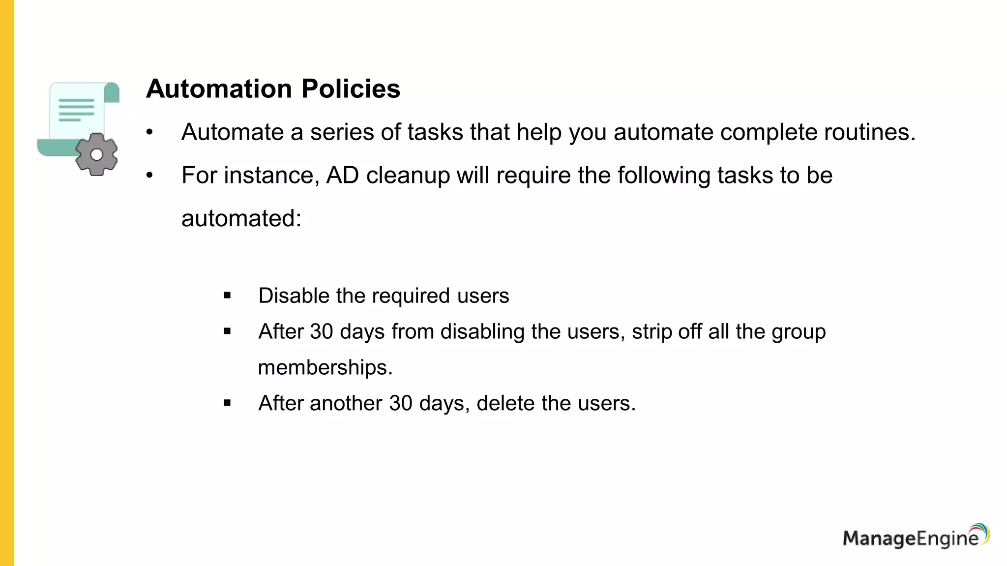 ADManager Plus Active Directory Management & Reporting | PDF