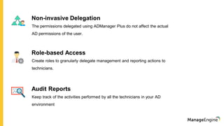 ADManager Plus Active Directory Management & Reporting | PDF