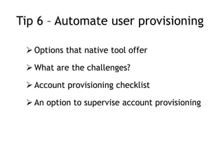 7 tips to simplify Active Directory Management | PPT