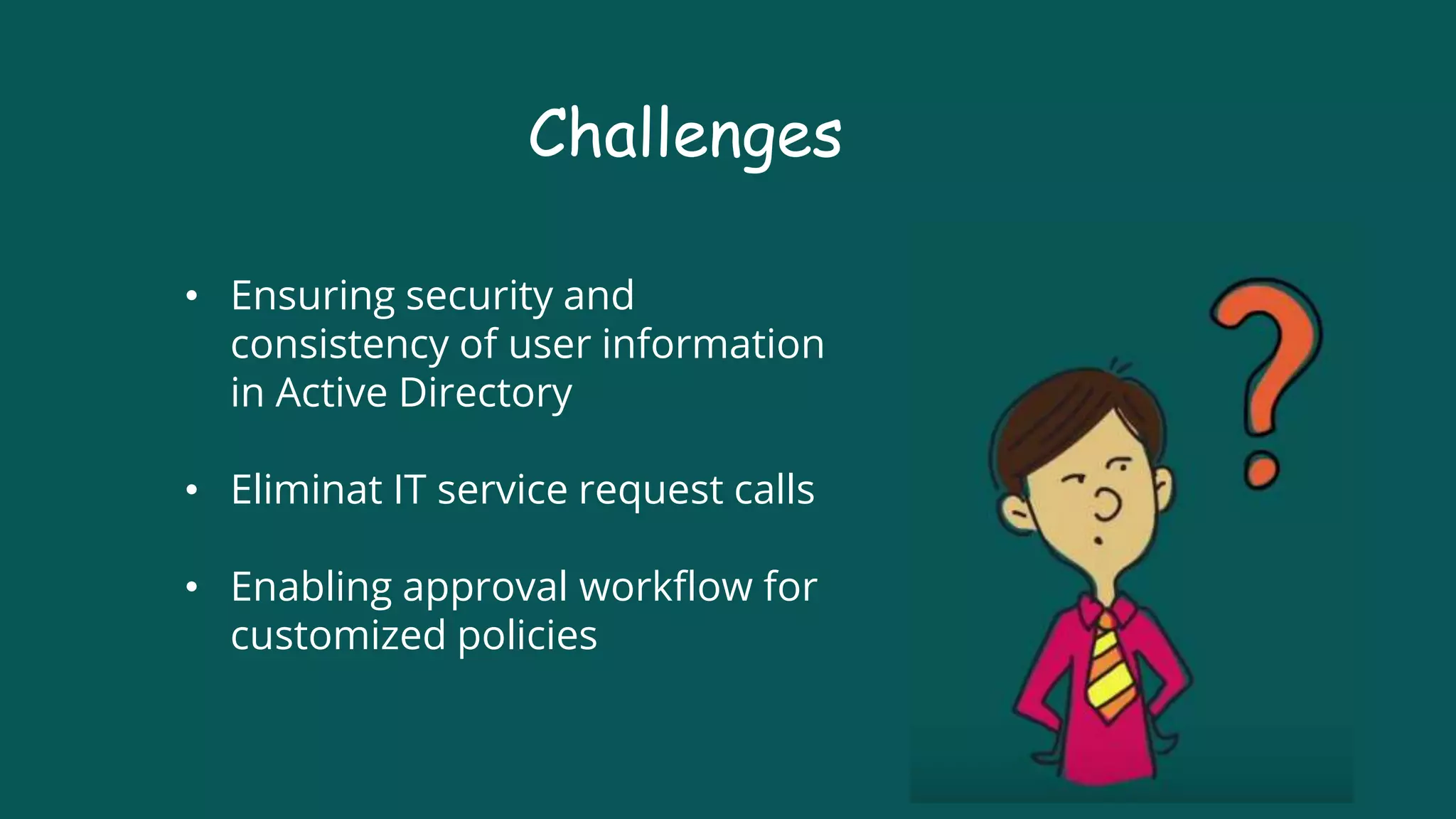 Ensuring security and consistency of users' self-service actions in ...