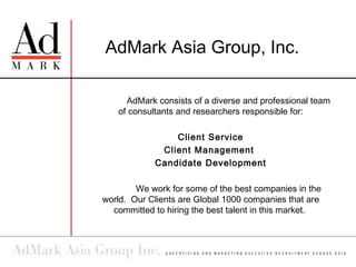 AdMark Asia Group | PPT