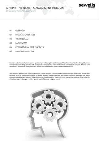 Automotive Dealer Management Program | PDF