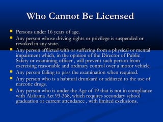 Adm chap 1 your license to drive | PPT