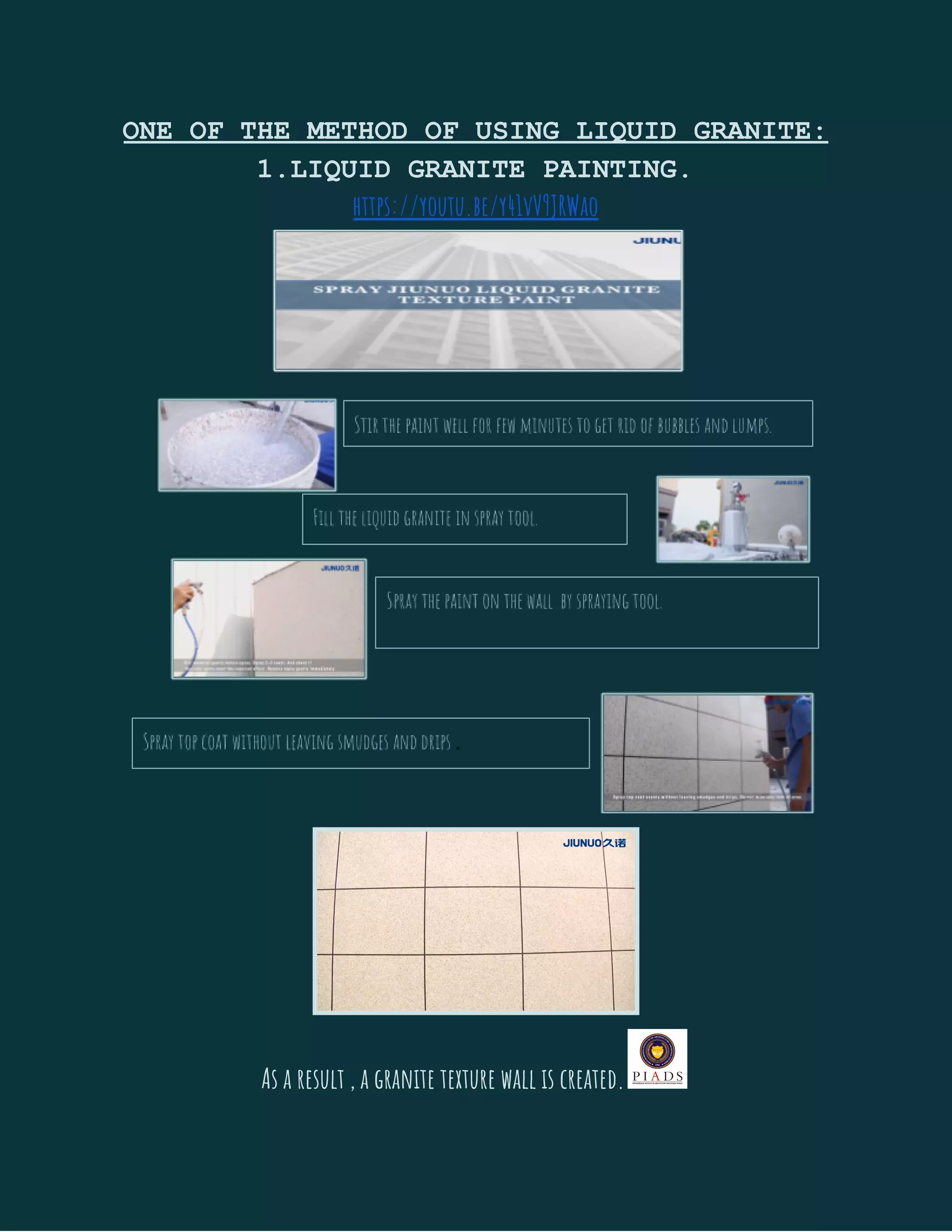 LIQUID GRANITE | PDF