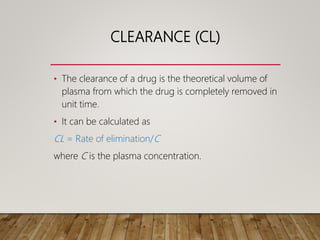 Pharmacokinetics and drug disposition | PPTX