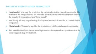 In Silico methods for ADMET prediction of new molecules | PPTX