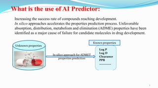 Drug properties (ADMET) prediction using AI | PPTX
