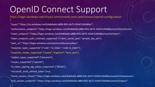 Ad（microsoftの方）のOpenId Connect対応 | PPT