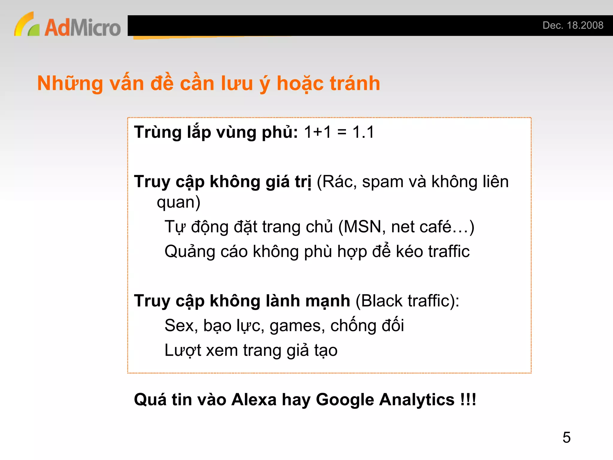 [Materials];[Admicro tang hieu_suat_quang_cao] | PPT