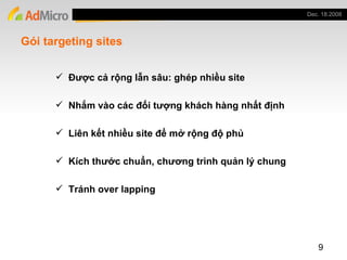 [Materials];[Admicro tang hieu_suat_quang_cao] | PPT