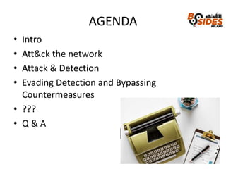 Ad, mimikatz, ata and (awe)some evasion techniques | PPT