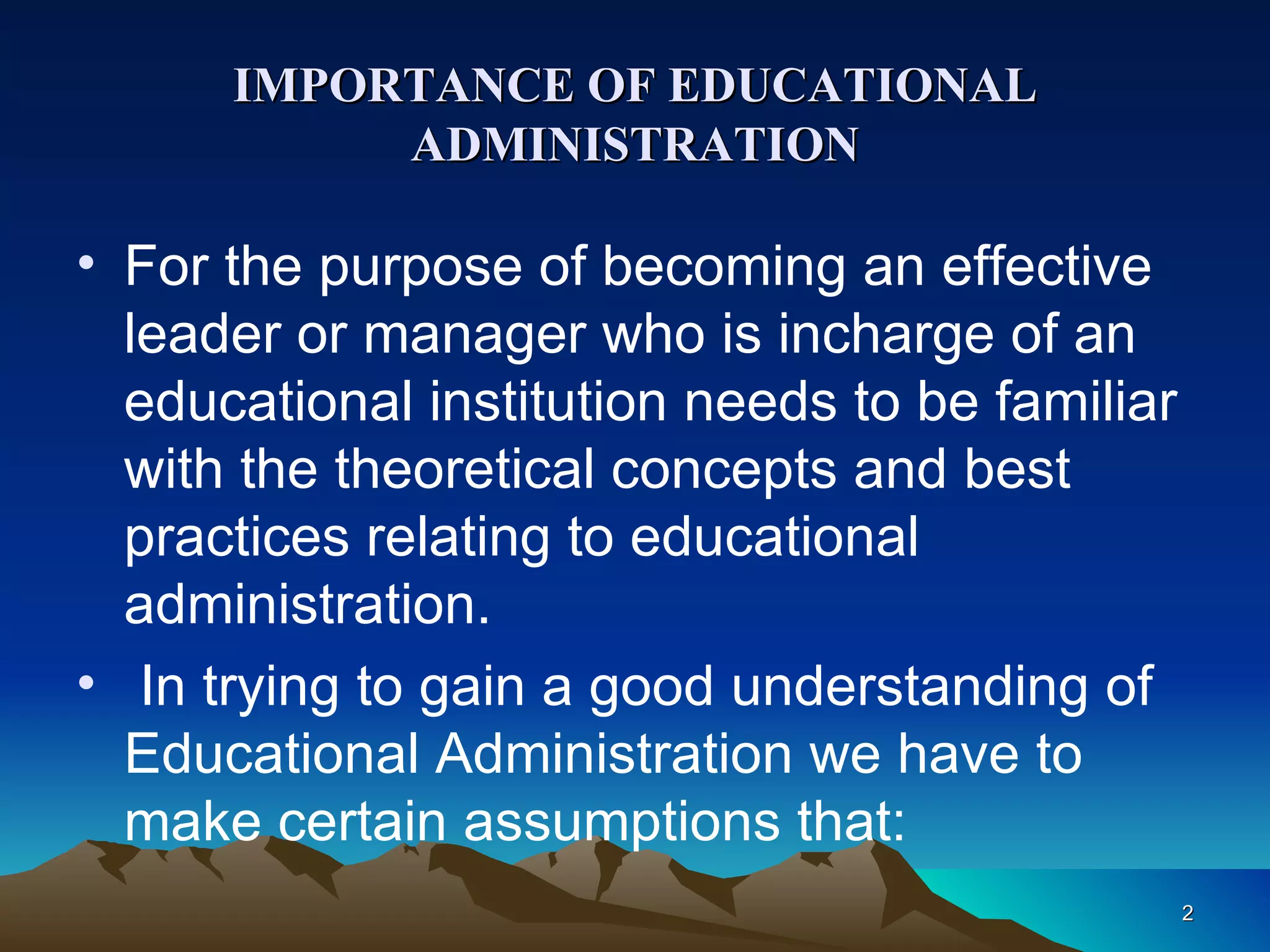 Educational Administration | PPT