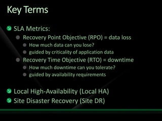 Admin High Availability | PPT