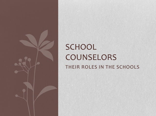 ASCA Roles of a School counselors | PPTX | Professional School ...