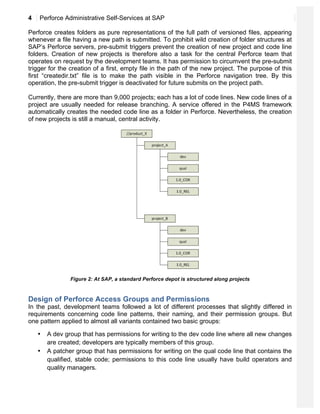 [SAP] Perforce Administrative Self Services at SAP | PDF | Databases | Computer Software and ...