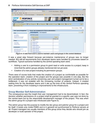 [SAP] Perforce Administrative Self Services at SAP | PDF | Databases ...