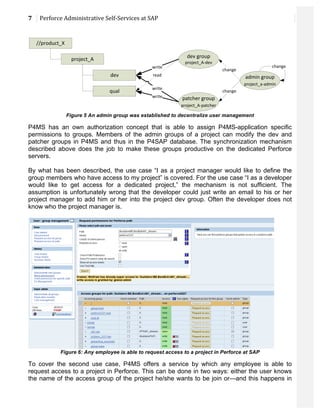 [SAP] Perforce Administrative Self Services at SAP | PDF | Databases | Computer Software and ...