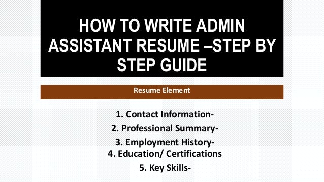 Admin assistant Resume guide (1).pptx