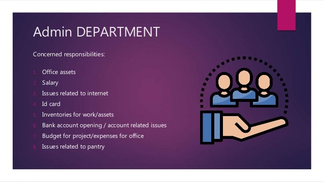 Admin Department Work Flow Presentation | PPTX