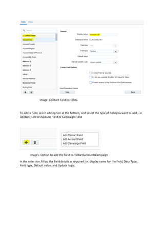 Eloqua Admint Guide | PDF
