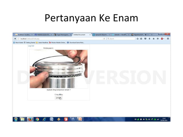 Admin interface login | PPT